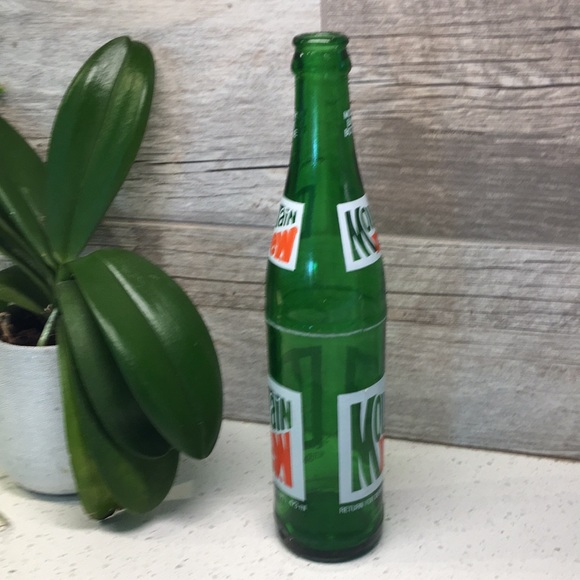 Mountain Dew | Accents | Vintage Green Glass Mountain Dew Bottle | Poshmark
